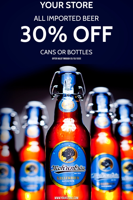 BEER SALE Template | PosterMyWall