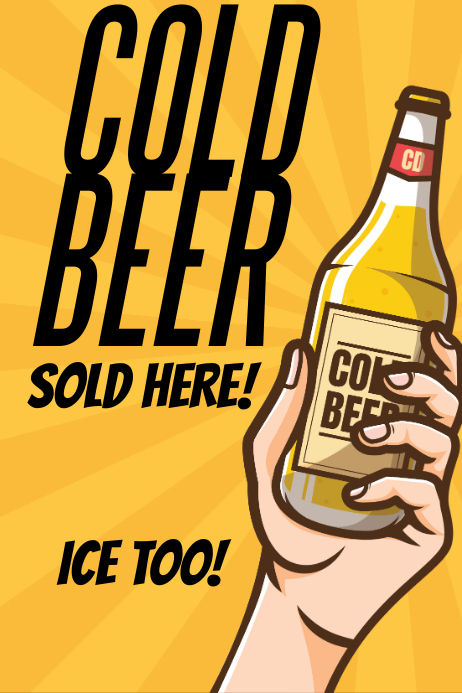 BEER SALE Template | PosterMyWall
