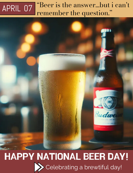 Beer template | PosterMyWall