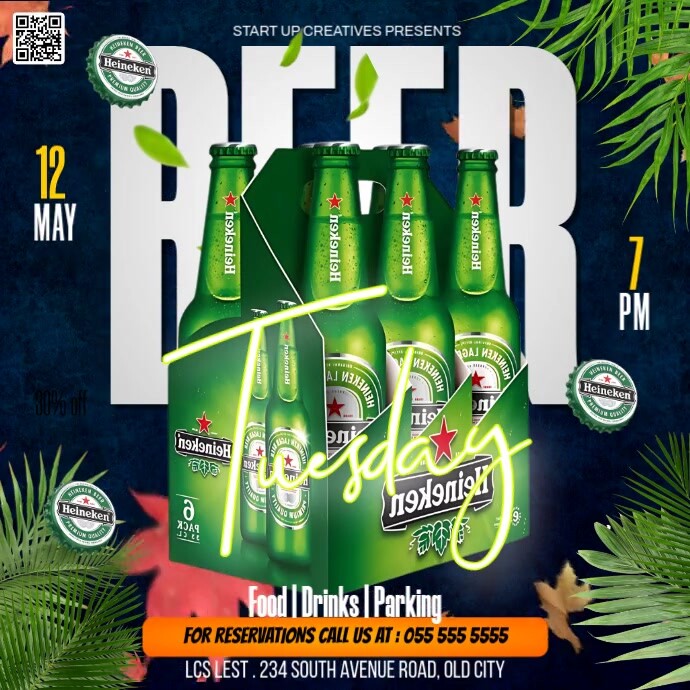 Beer Tuesday Template | PosterMyWall