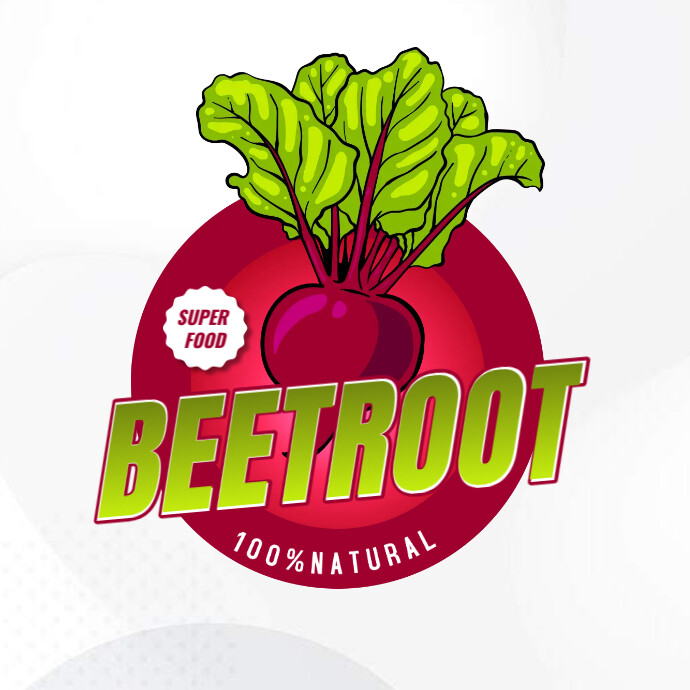 Beetroot Logo Flyer Templat | PosterMyWall