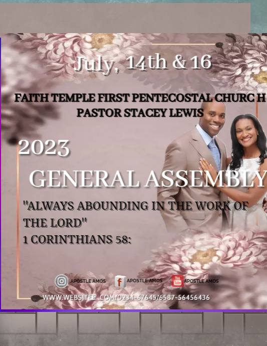 CHURCH FLYER | PosterMyWall