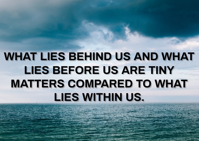 BEHIND AND BEFORE QUOTE TEMPLATE | PosterMyWall