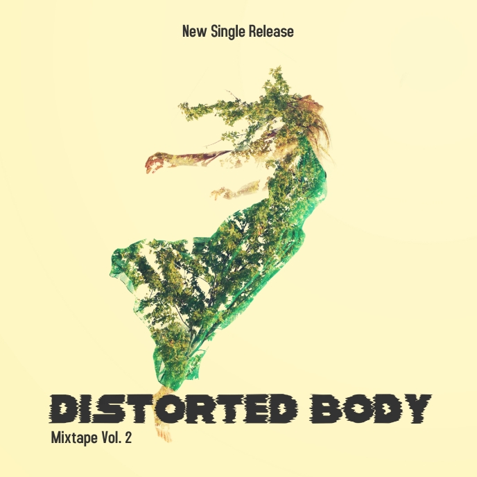 Copy of Beige and Black Double Exposure Album Cover T | PosterMyWall