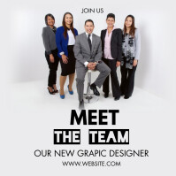 Meet The Team Template | PosterMyWall