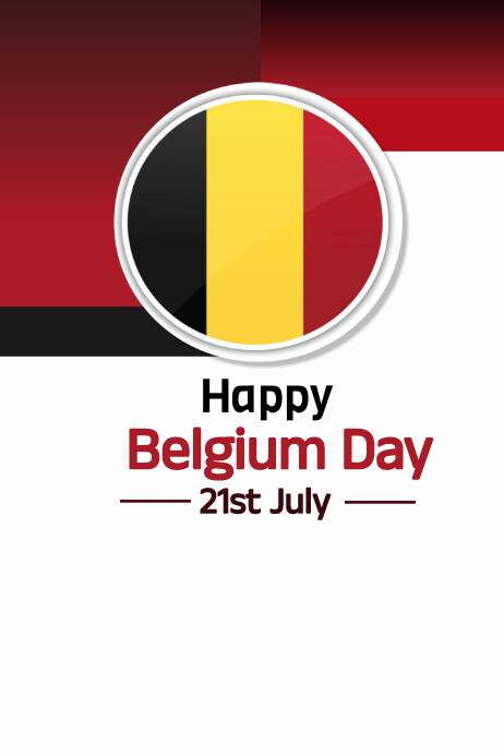 Belgium Day Poster Template | PosterMyWall