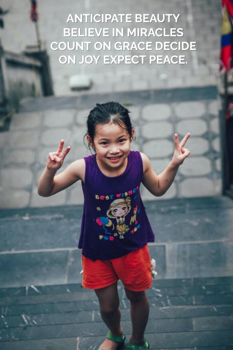 Copy of BELIEVE AND PEACE QUOTE TEMPLATE | PosterMyWall
