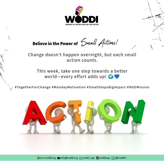 Believe in Small Actions Template | PosterMyWall