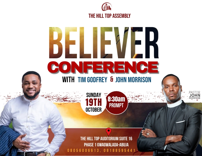 Copy of Believer conference | PosterMyWall