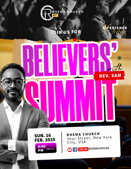 Copy of Believers' Summit | PosterMyWall
