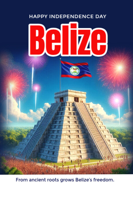 Belize independence day Template | PosterMyWall