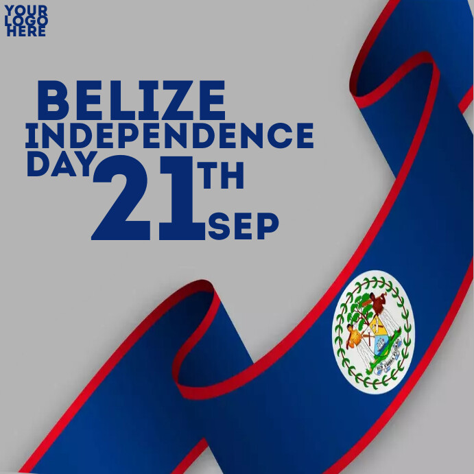 Belize Independence Day Template | PosterMyWall