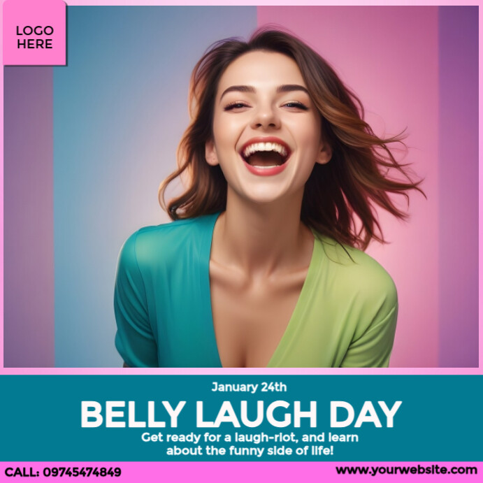 Belly Laugh Day Template | PosterMyWall