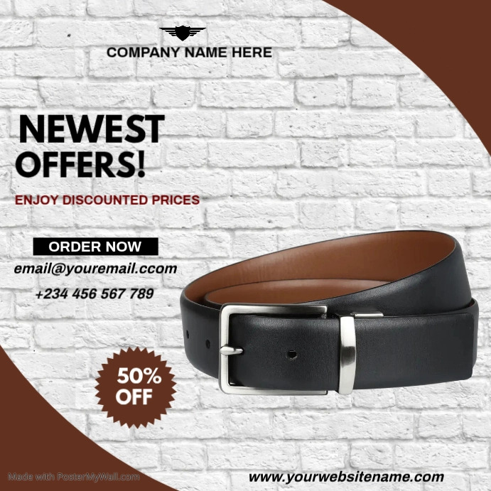 belt offers Template | PosterMyWall