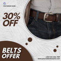 belts fashion sale template | PosterMyWall