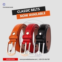 belts fashion sale template | PosterMyWall