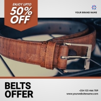 belts fashion sale template | PosterMyWall