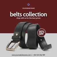 belts fashion sale template | PosterMyWall