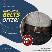 belts fashion sale template | PosterMyWall