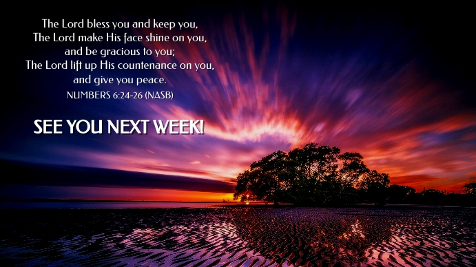 Copy of Benediction Numbers 6:24-26 | PosterMyWall