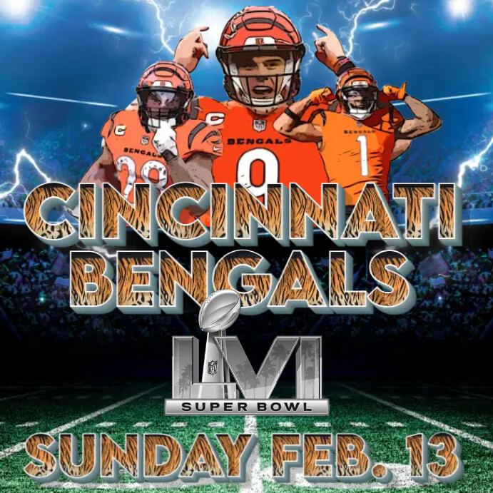 bengals Template | PosterMyWall