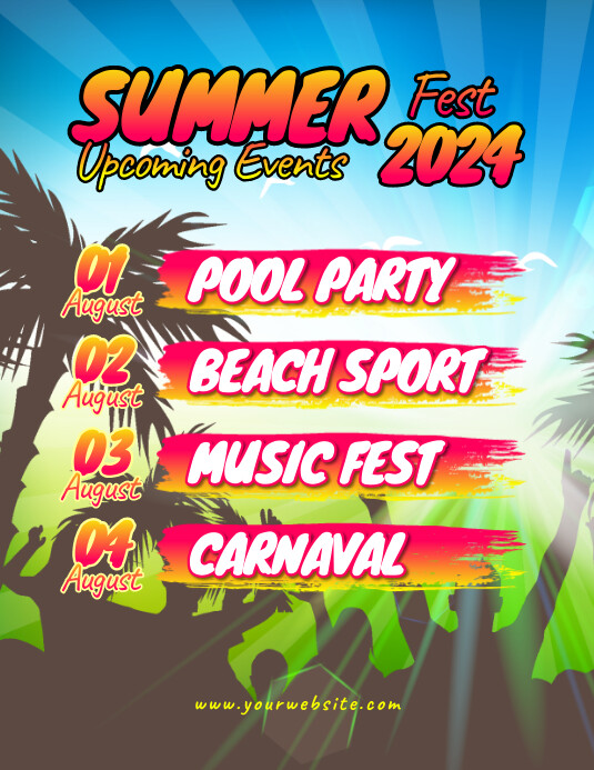 Copy of Berbasis Daftar Summer Events Pamflet (letter | PosterMyWall