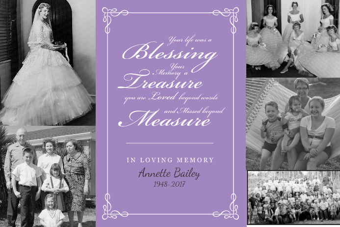 Copy of Bereavement Funeral Photo Collage Gift Print Sympathy ...