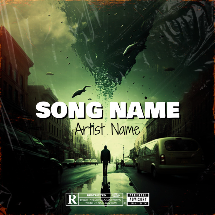 Plantilla de Mejor Portada Del álbum Música Arte Trap Mixtape Rap ...