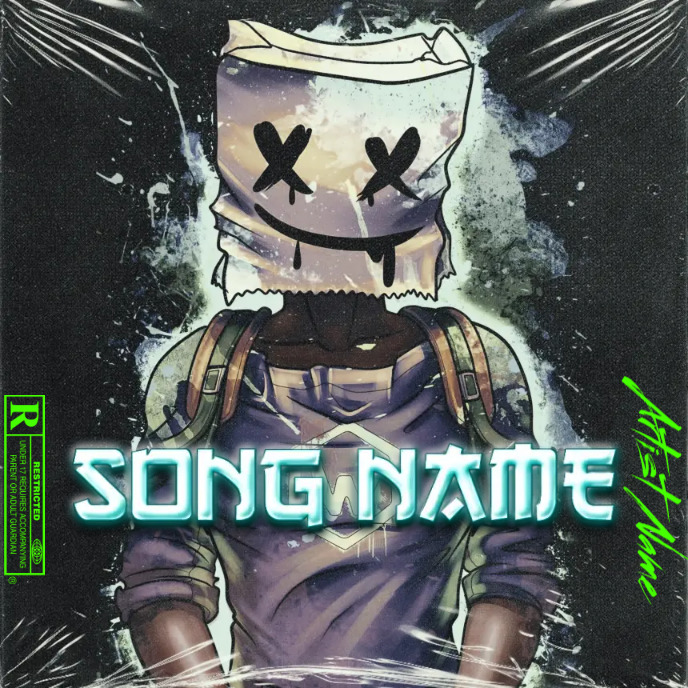 Best Album Cover Music Art Trap Mixtape Rap Template Postermywall