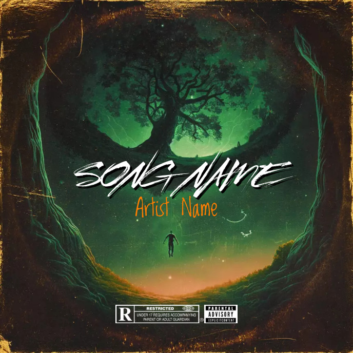 Modèle Meilleure Pochette D'album Musique Art Trap Mixtape Rap ...