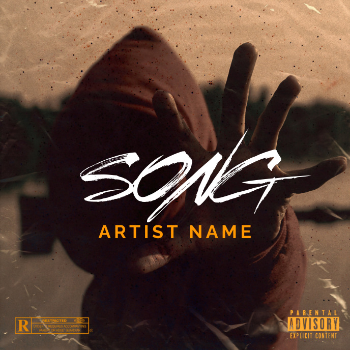 Modèle Meilleure Pochette D'album Musique Art Trap Mixtape Rap ...