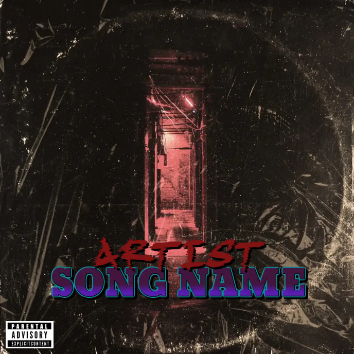 Plantilla de Mejor Portada Del álbum Música Arte Trap Mixtape Rap ...