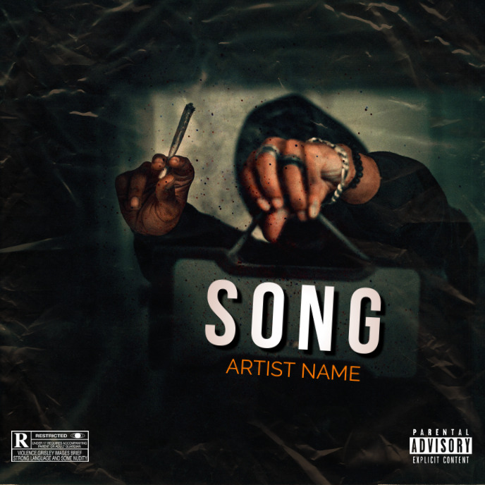 Plantilla de Mejor Portada Del álbum Música Arte Trap Mixtape Rap ...