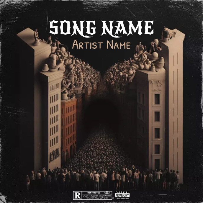 Best Album Cover Music Art Trap Mixtape Rap Template Postermywall