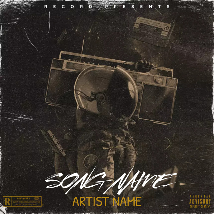 Best Album Cover Music Art Trap Mixtape Rap Template Postermywall