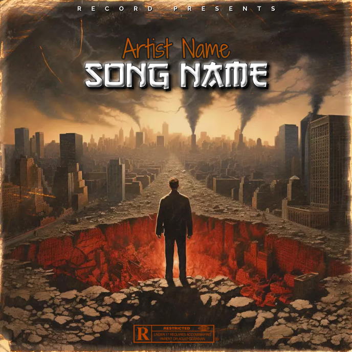 Best Album Cover Music Art Trap Mixtape Rap Template Postermywall