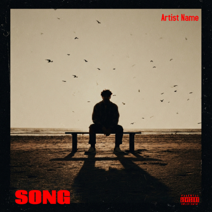 best album cover tamplate design Template | PosterMyWall