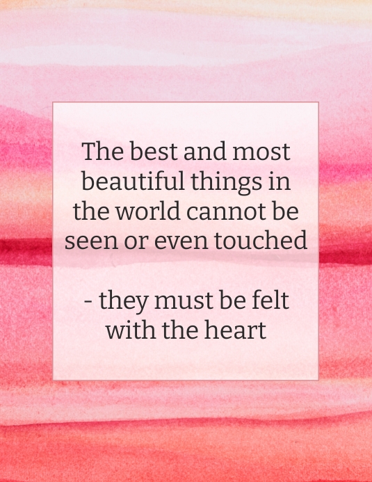 Best and beautiful things in the world Template | PosterMyWall