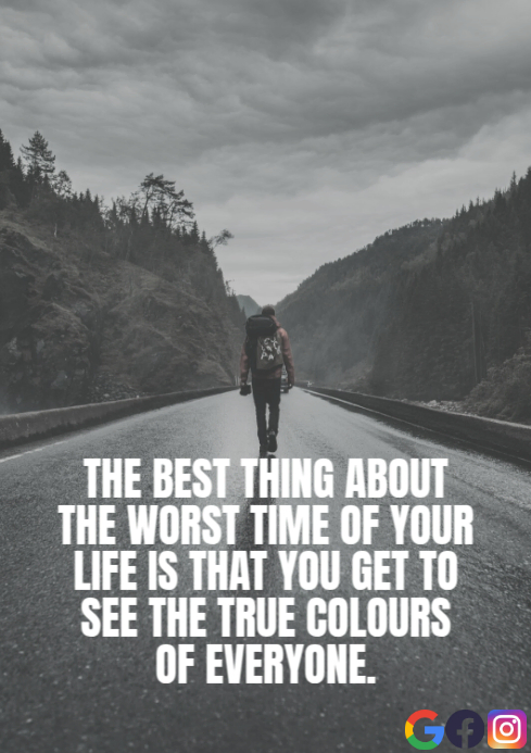 Modèle BEST AND WORST QUOTE TEMPLATE | PosterMyWall