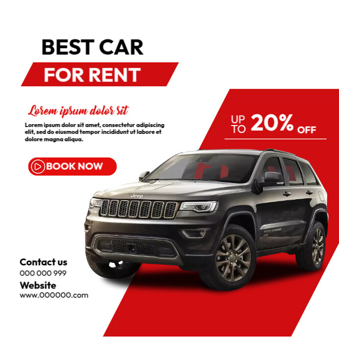 BEST CAR Template | PosterMyWall