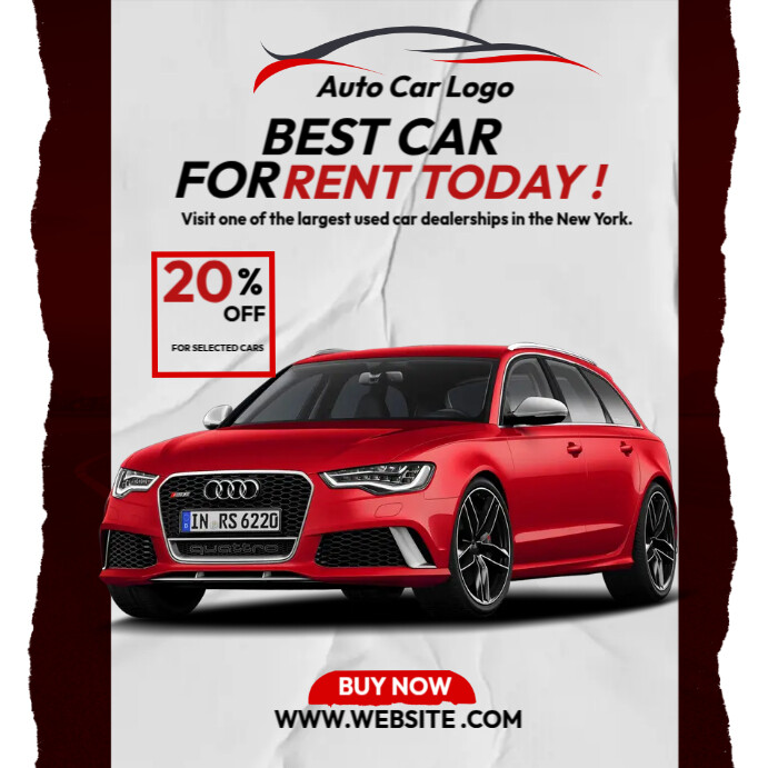 BEST CAR Template | PosterMyWall