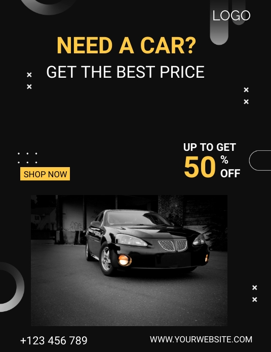 Copy of BEST CAR FLAYER TEMPLATE | PosterMyWall