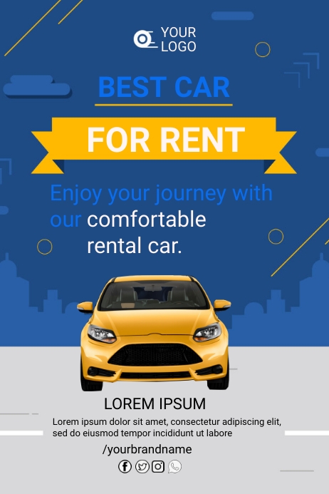 BEST CAR POSTER TEMPLATE | PosterMyWall