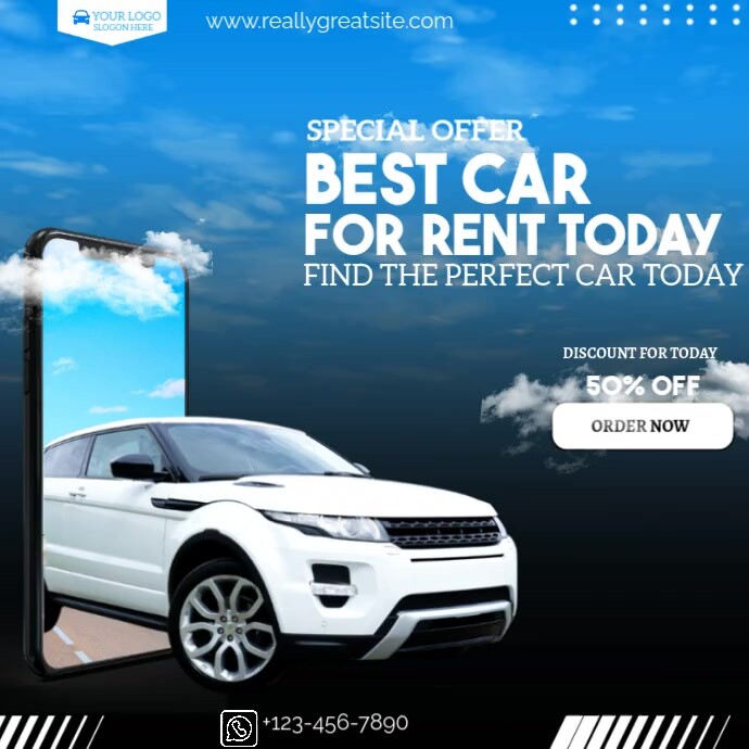Best Car Rental Template | PosterMyWall