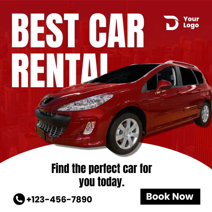 Best Car Rental Template | PosterMyWall