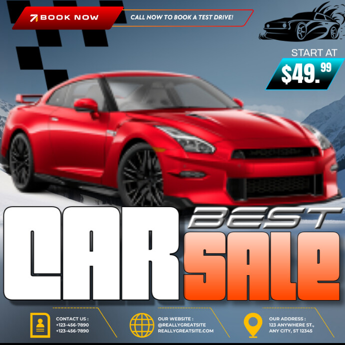 Best Car Sale Template | PosterMyWall
