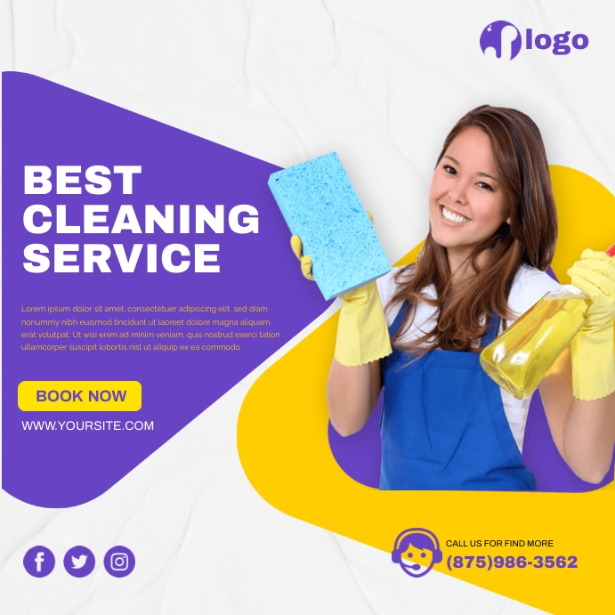 Best Cleaning Service Template | PosterMyWall