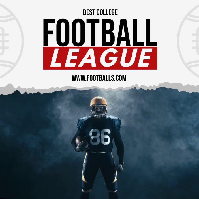 Best College Football League Template | PosterMyWall