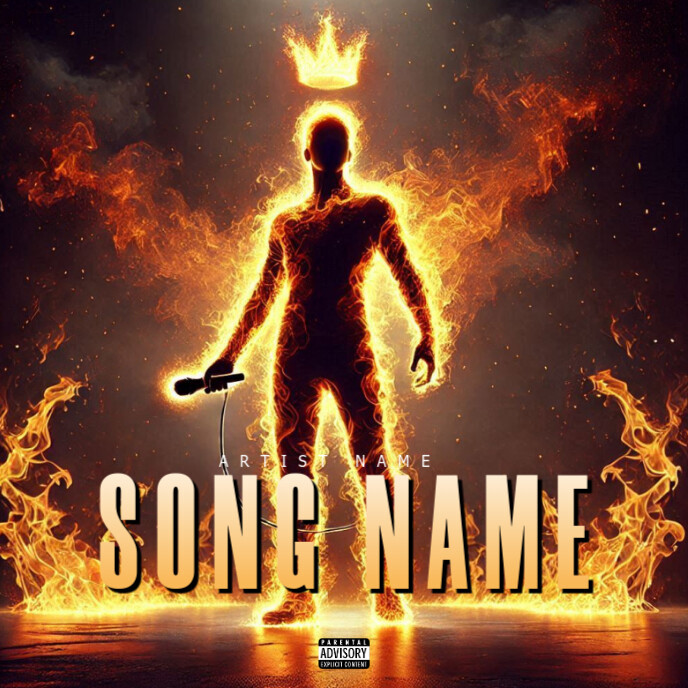 Best Cover Album Music Art Trap Mixtape Rap Album Cover Template ...