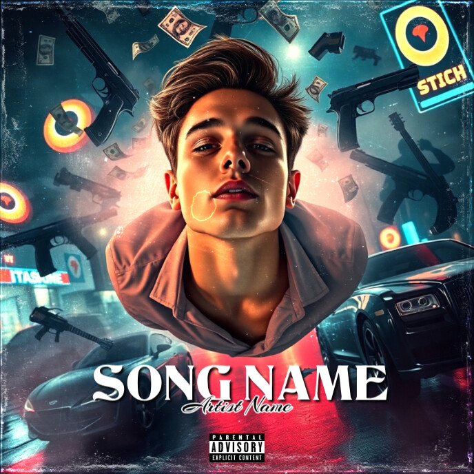 Best Cover Album music art trap mixtape rap Template | PosterMyWall